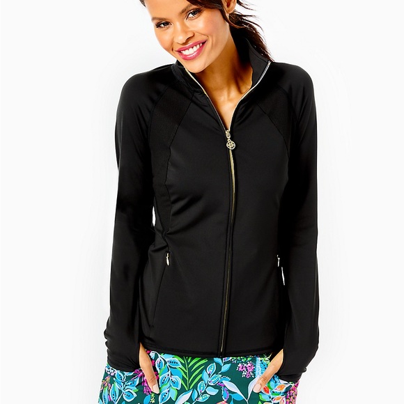 Lilly Pulitzer | Jackets & Coats | Lilly Pulitzer Upf 5 Tennison Jacket ...